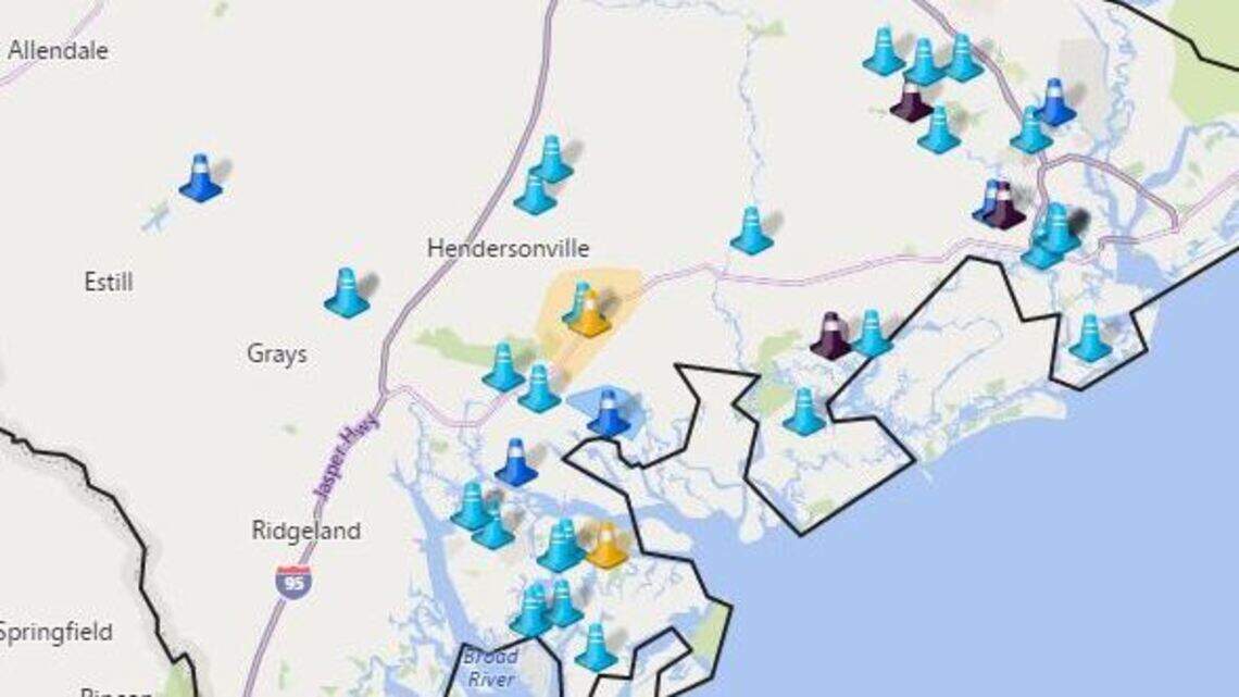 Power outages in Beaufort County SC as strong storm hit | Hilton Head ...