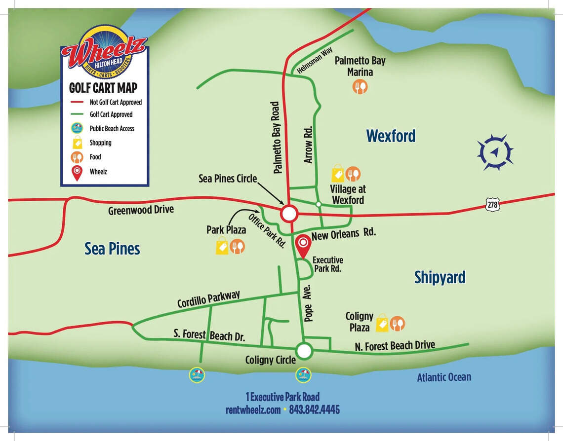 Your guide for golf cart use in Hilton Head South Carolina | Hilton ...